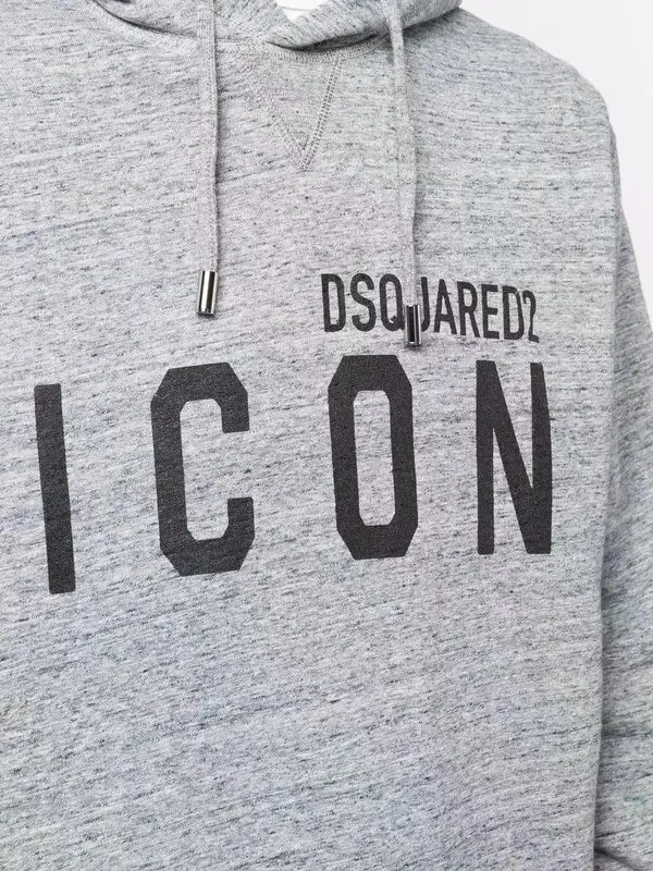 Dsquared2 Cotton Logo Print Hoodie