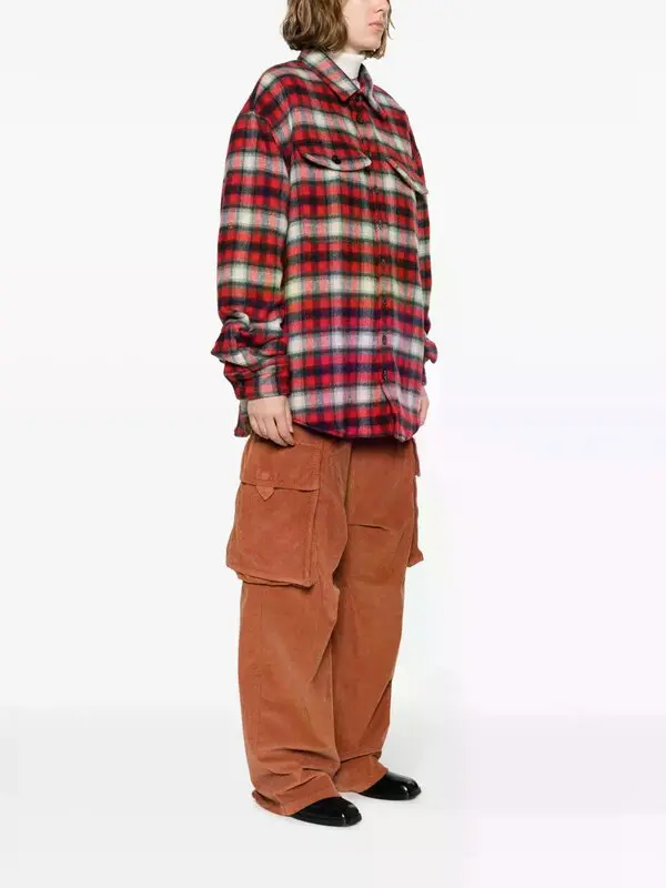 Dsquared2 Check Print Long Sleeve Shirt