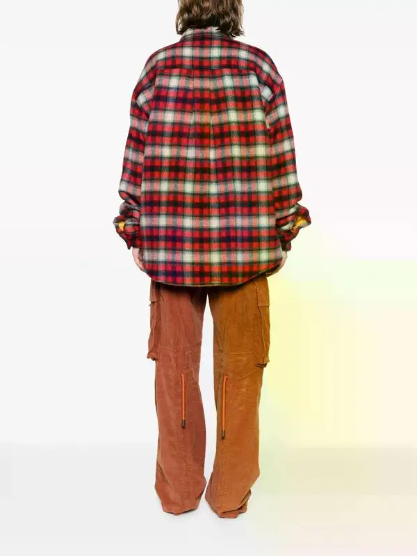 Dsquared2 Check Print Long Sleeve Shirt