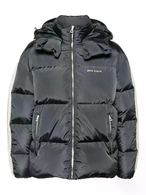 Palm Angels Logo-embroidered Puffer Jacket