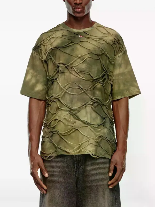 DIESEL® T-boxket Textured Tie-dye T-shirt