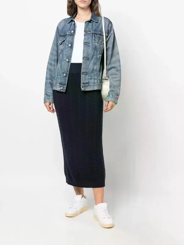 Woolrich Cable Virgin-wool Skirt
