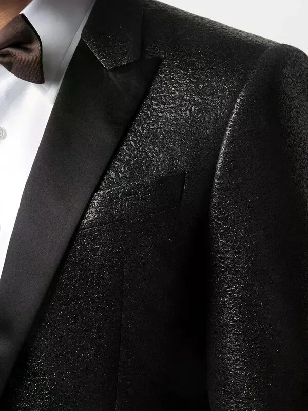 Dsquared2 High-shine Brocade Pattern Blazer