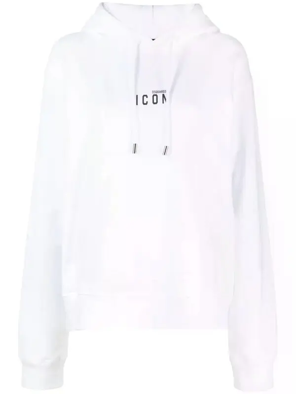 Dsquared2 Logo Print Cotton Hoodie