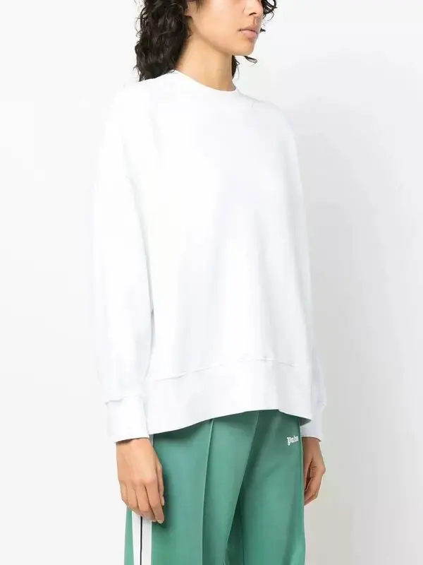 Palm Angels Crew Neck Logo Sweatshirt