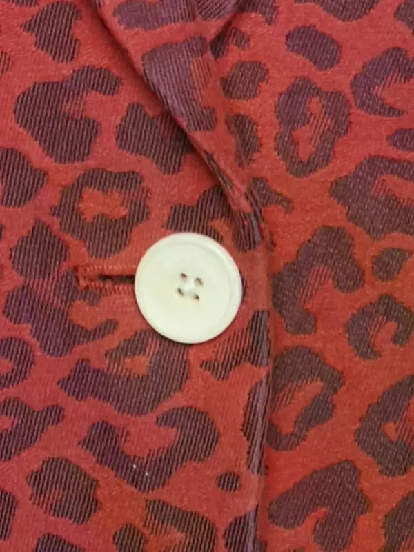 Zadig&Voltaire Leopard-jacquard Single-breasted Blazer - Red