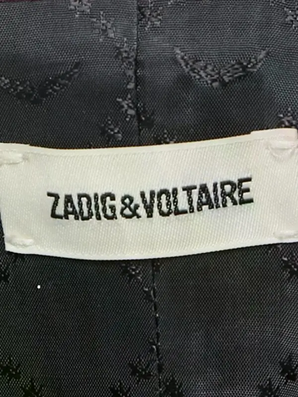 Zadig&Voltaire Leopard-jacquard Single-breasted Blazer - Red