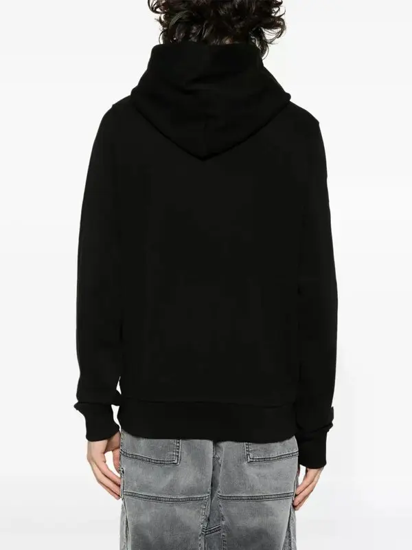 DIESEL® Cotton Hoodie With Graphic Print
