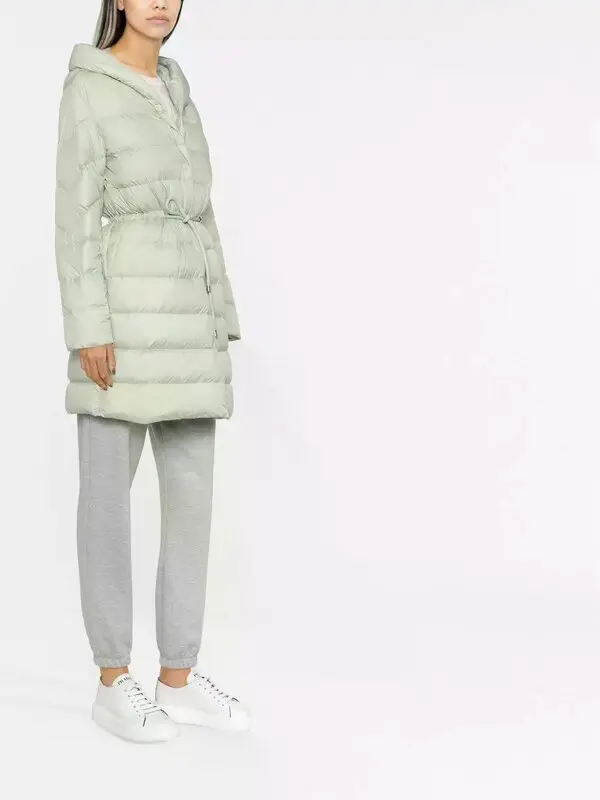 Woolrich Ellis Long Feather-down Jacket - Green