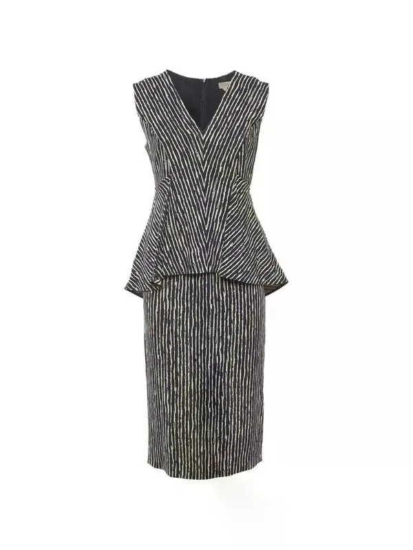 Sportmax Striped Midi Dress