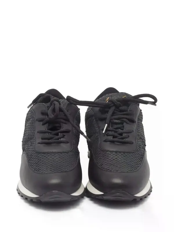 GIUSEPPE ZANOTTI Jimi Python-embossed Sneakers