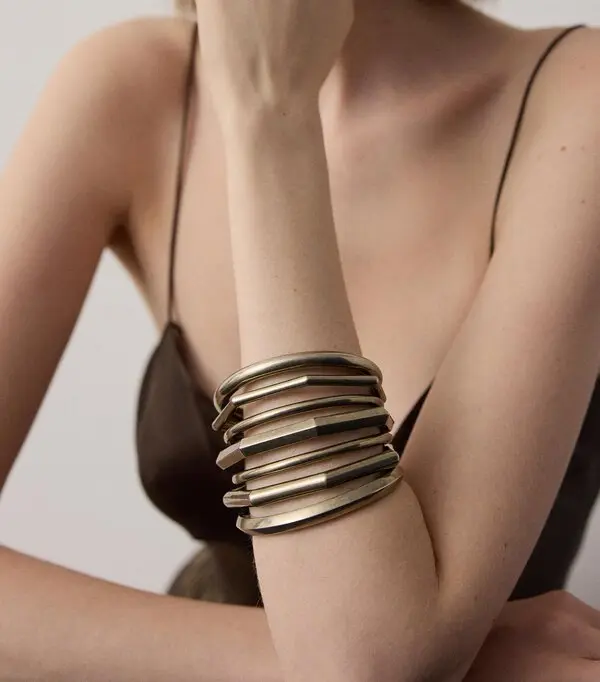 Ralph Lauren Brass Orbit Cuff