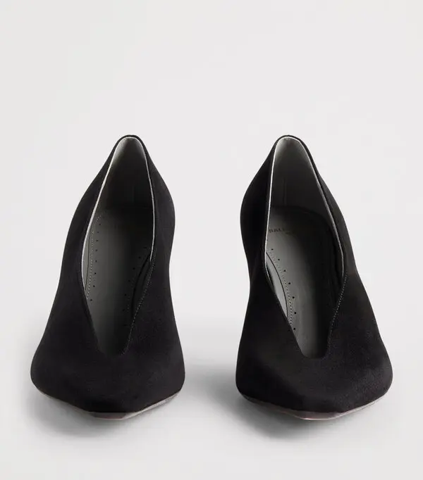 Balenciaga Suede Duchesse Pumps 90 - Black