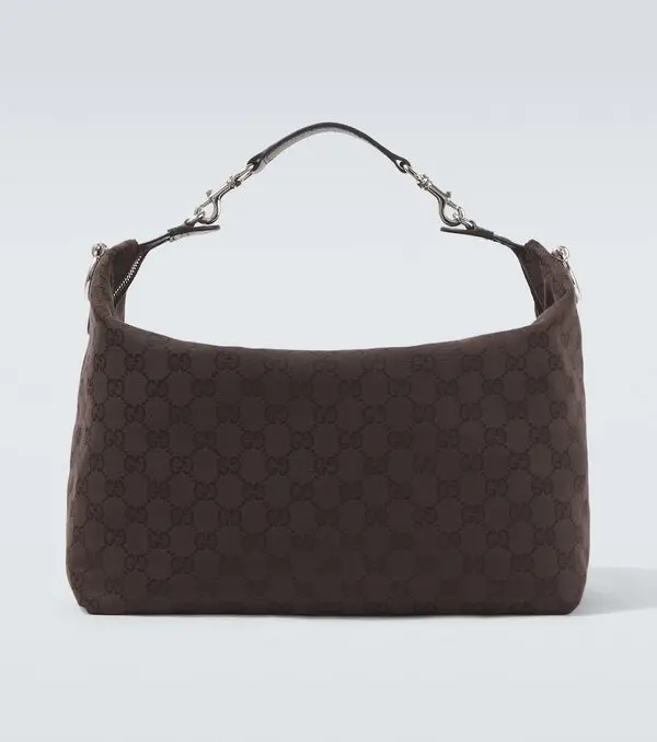 Gucci Brera Medium Gg Canvas Crossbody Bag