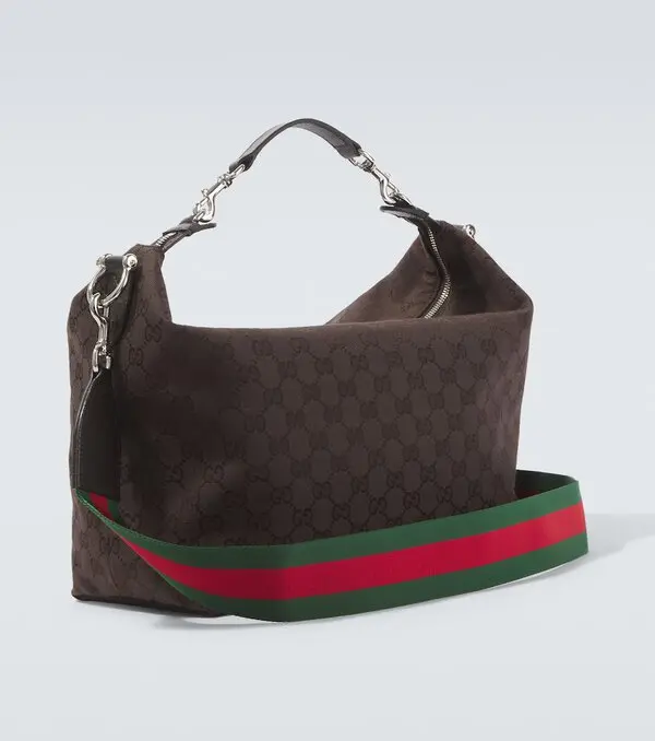 Gucci Brera Medium Gg Canvas Crossbody Bag