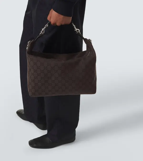 Gucci Brera Medium Gg Canvas Crossbody Bag