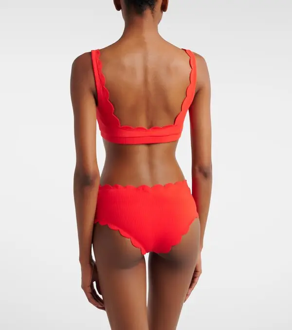 Marysia Scalloped Bikini Bottoms
