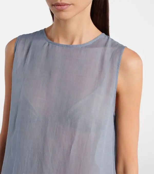 LESET Niko Ramie Maxi Dress
