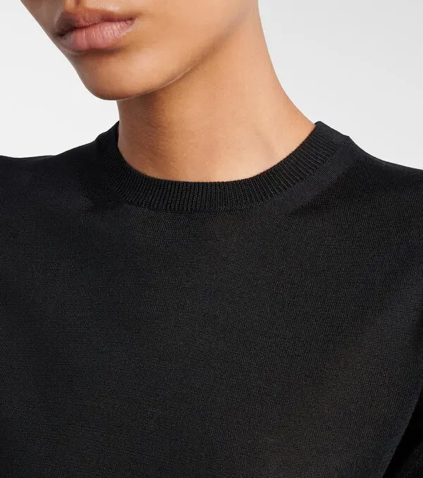 Max Mara Silk And Cashmere Sweater - Black