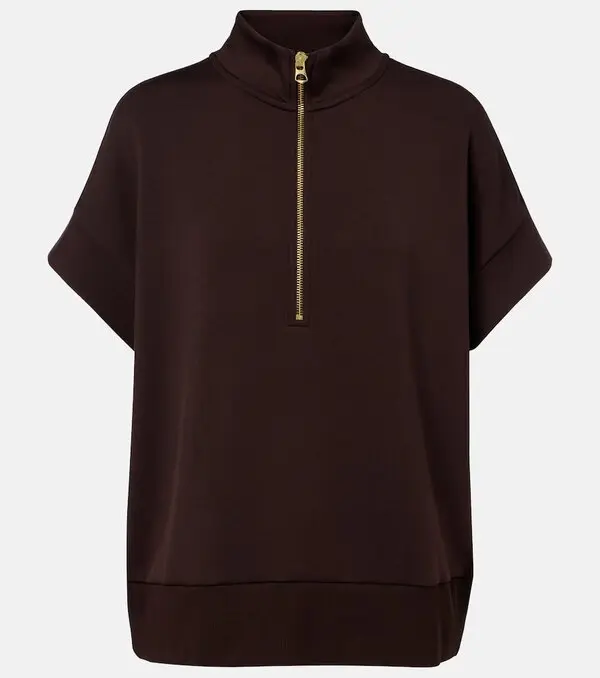 Varley Ritchie Half-zip Sweater - Brown