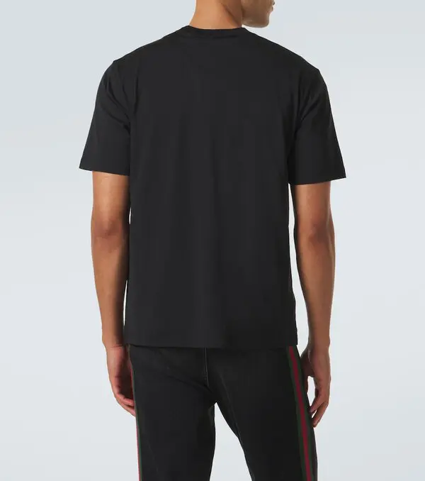 Gucci Web Stripe Cotton Jersey T-shirt