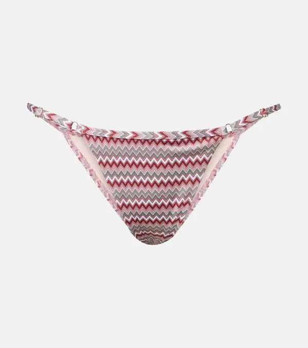 BANANHOT Emi-lynn Chevron Bikini Bottoms - Multicoloured