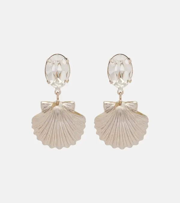 JENNIFER BEHR Embellished Drop Earrings - Silver
