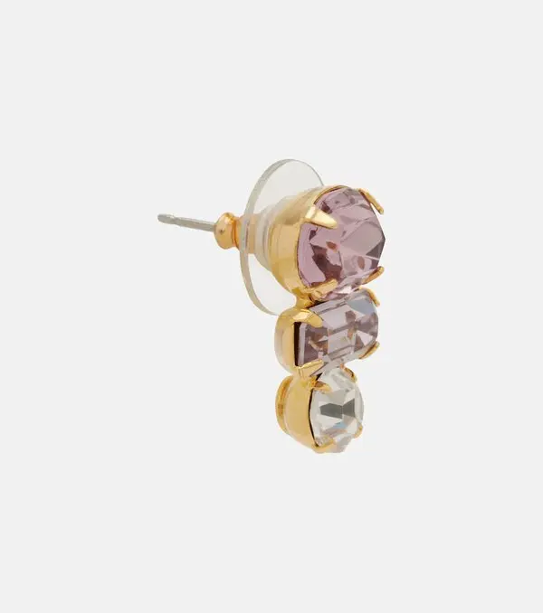 JENNIFER BEHR Patricia Crystal-embellished Earrings - Multicoloured