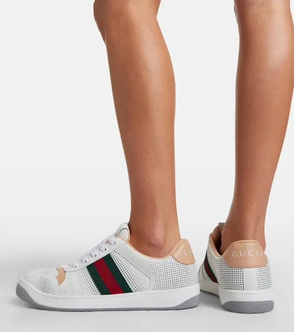 Gucci Screener Leather Sneakers