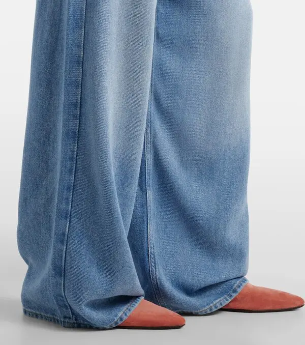 AGOLDE Shaw Wide-leg Jeans - Blue