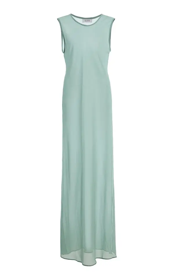 SLOAN Sleeveless Maxi Dress - Blue