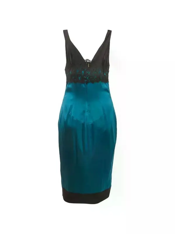 Roberto Cavalli Lace-trim Mini Dress