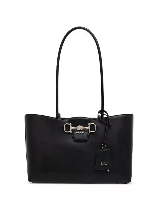 Guess Horsebit Detail Tote Bag - Black