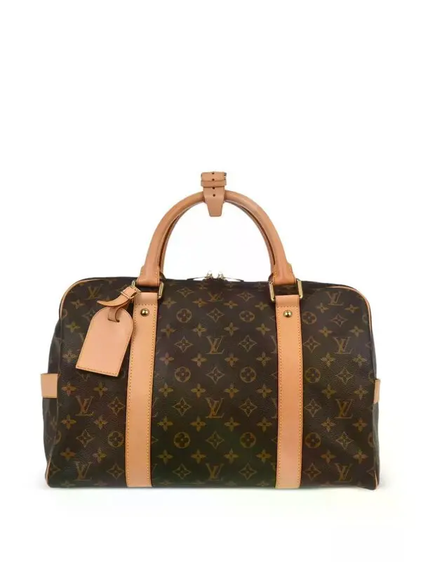 LOUIS VUITTON Monogram Carryall Luggage Bag - Brown