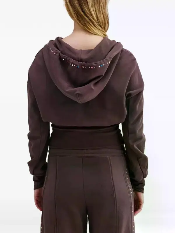Eckhaus Latta Stud Embellishment Hoodie