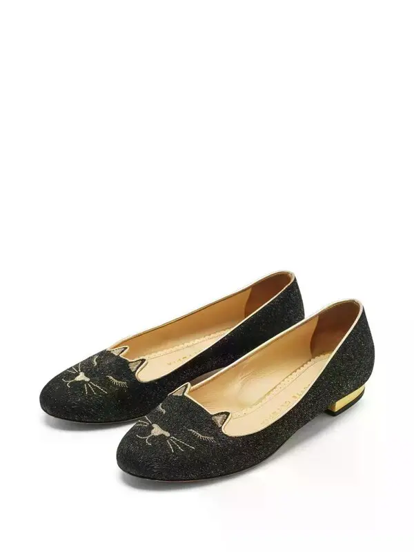 CHARLOTTE OLYMPIA Kitty Ballet Flats