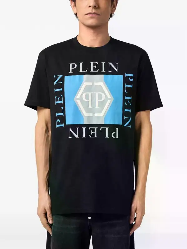 Philipp Plein Jersey T-shirt Plein Pp - Black
