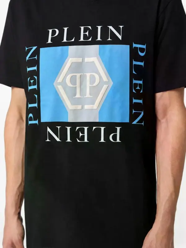 Philipp Plein Jersey T-shirt Plein Pp - Black