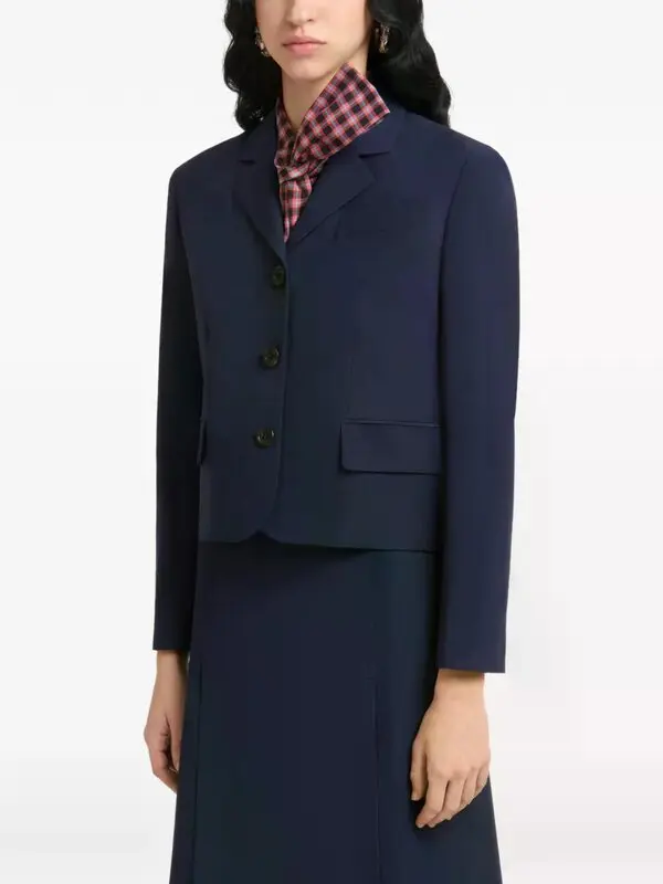 Marni Deep Techno Wool Jacket
