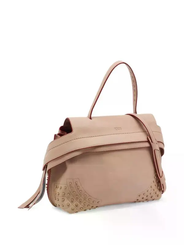 TOD'S Wave Top Handle Bag - Neutrals
