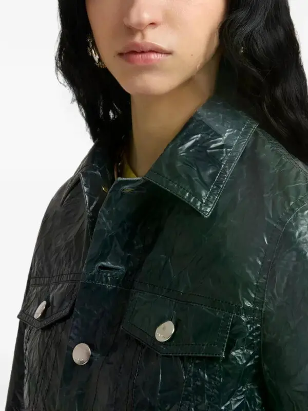 Marni Crinkled-finish Jacket