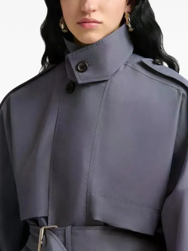 Marni Grey Nylon Blouson With Belt