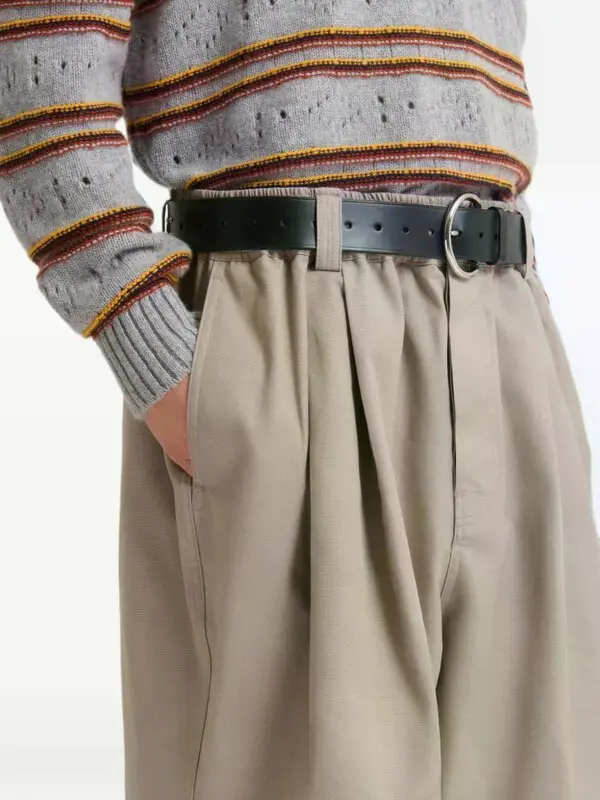 Marni Canvas Pleated Shorts
