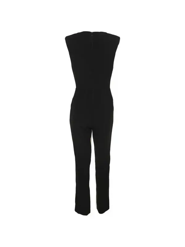 Elisabetta Franchi Colour-block V-neck Jumpsuit