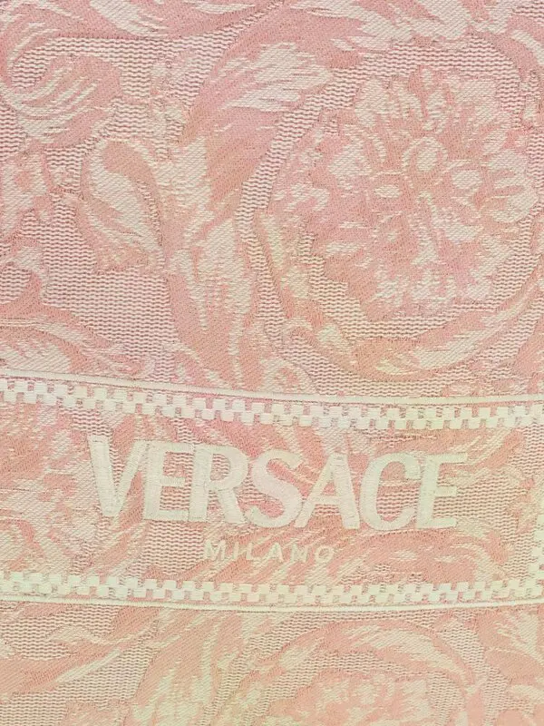 Versace Athena Barocco Jacquard Tote Bag - Pink