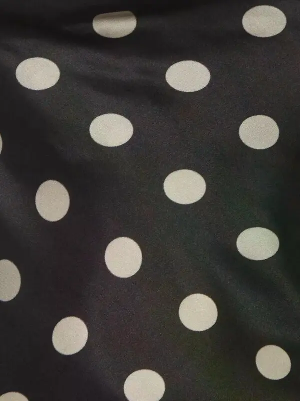 NICHOLAS Polka Dot Asymmetrical Hem Dress
