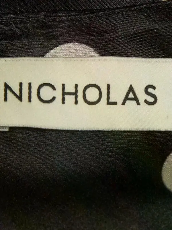 NICHOLAS Polka Dot Asymmetrical Hem Dress