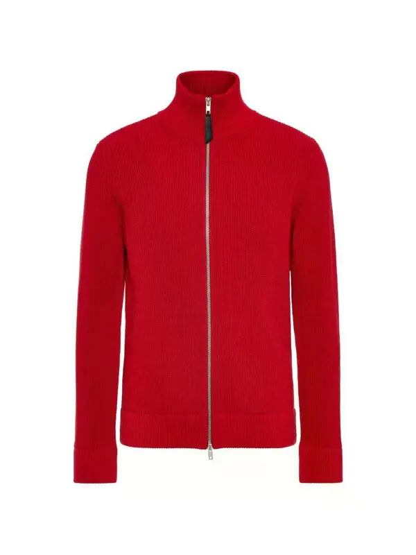 MAISON MARGIELA Ribbed Zip-up Sweatshirt