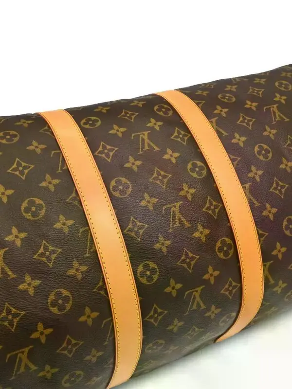 LOUIS VUITTON Keepall Bandouliere Luggage Bag - Brown