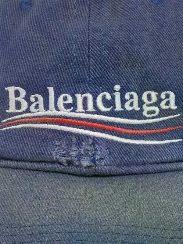 Balenciaga Political Campaign Distressed Baseball Cap